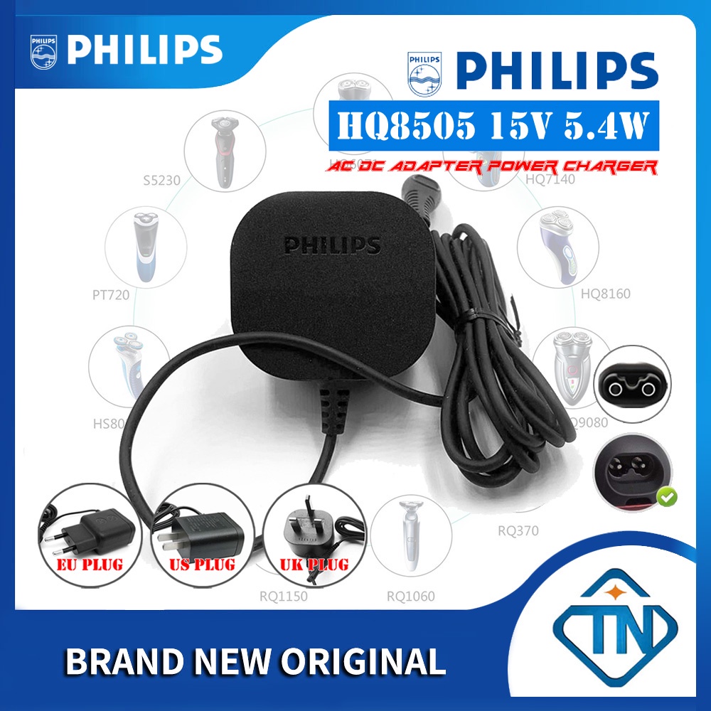 Dây Nguồn 15V 5.4W HQ8505 Cho Máy Cạo Râu Philips PT730 PT735 PT736 ...