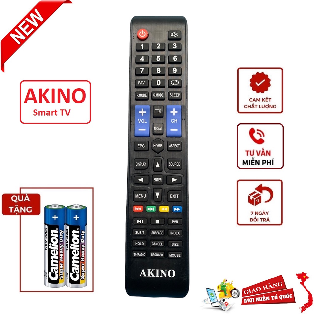 Điều khiển tivi Akino Smart TV tương thích các dòng Led/Lcd/Smart ...
