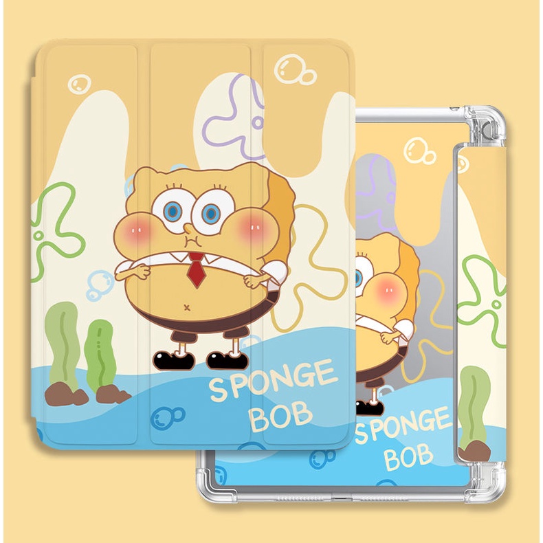 Ốp Máy Tính Bảng Gập Ba Khúc Hình SpongeBob 2021 Pro 11 Air 4 10.9Gen10 ...