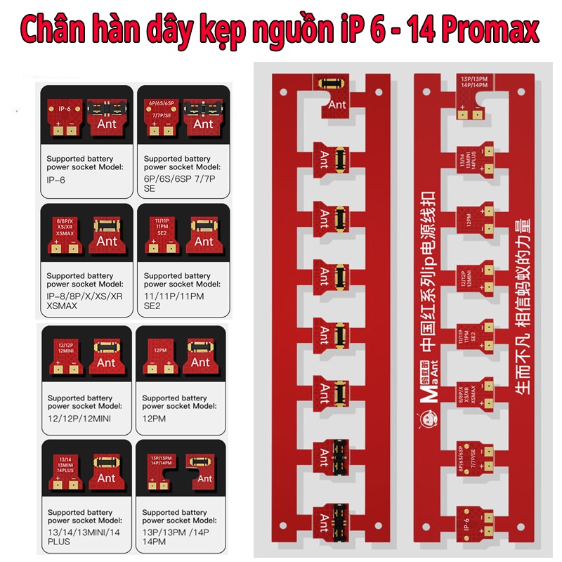 Đầu hàn chân pin MaAnt iP 6-14 Promax | Shopee Việt Nam
