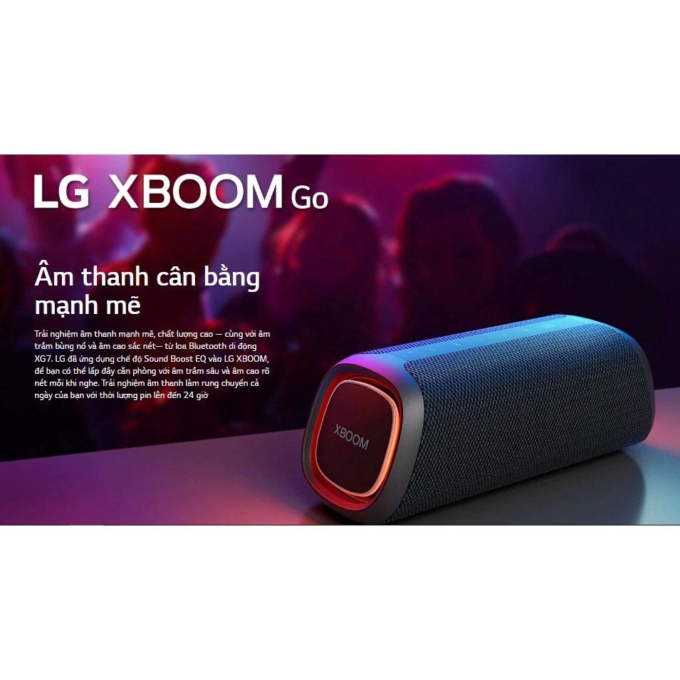 Loa XBoom Go Bluetooth LG XG7 100% Hàng Chính Hãng | Shopee Việt Nam