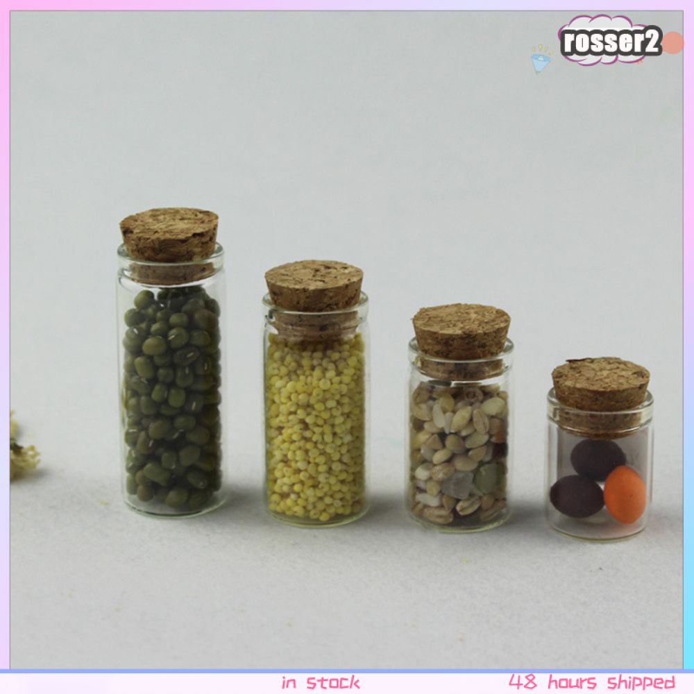 Chai Thủy Tinh Dragees 24Mm Ống Nghiệm Đựng Gia Vị Kín Chai Nhỏ Thủ ...