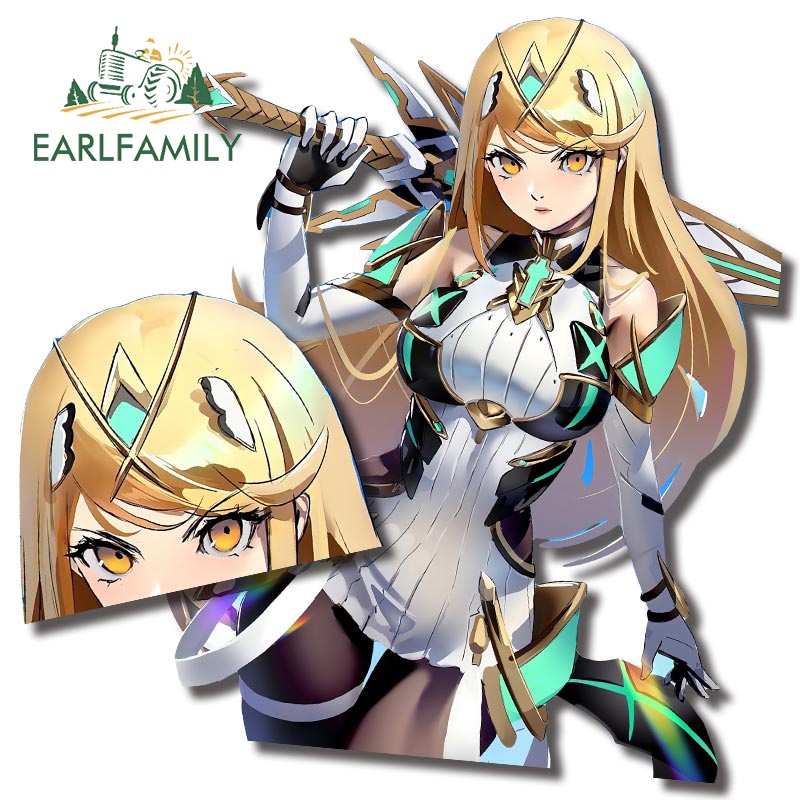 Earlfamily 13cm x 10.4cm Xenoblade Mythra Melia Peeker Dán Xe Hơi Chống ...
