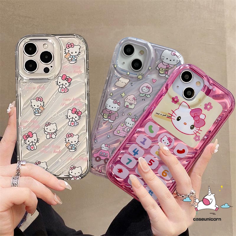 Hoạt Hình Ốp Điện Thoại Họa Tiết hello kitty 3d Cho iphone 13 15 11 14 ...