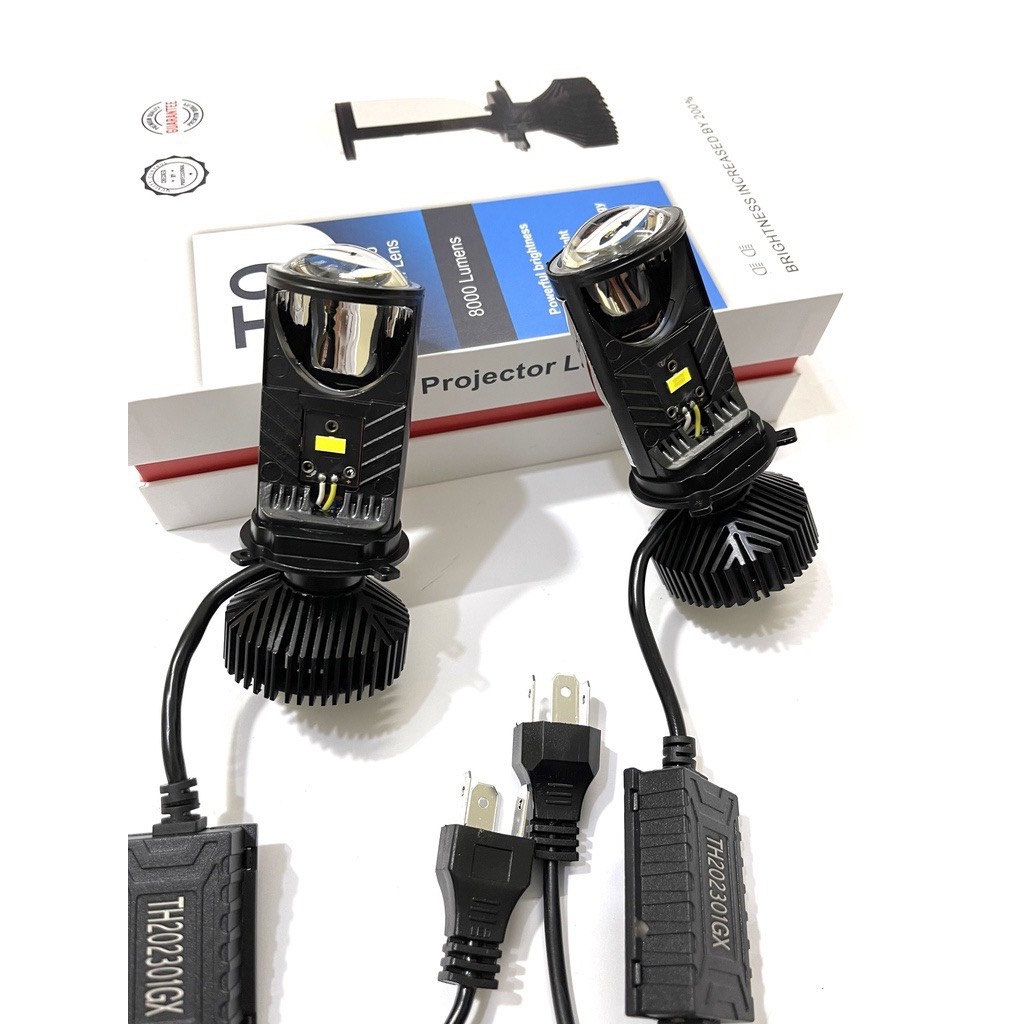 Đèn Pha LED Bi Cầu Mini T9 Chân H4 Lắp Ô tô, Xe Máy Ánh Sáng Cực Mạnh | Shopee Việt Nam