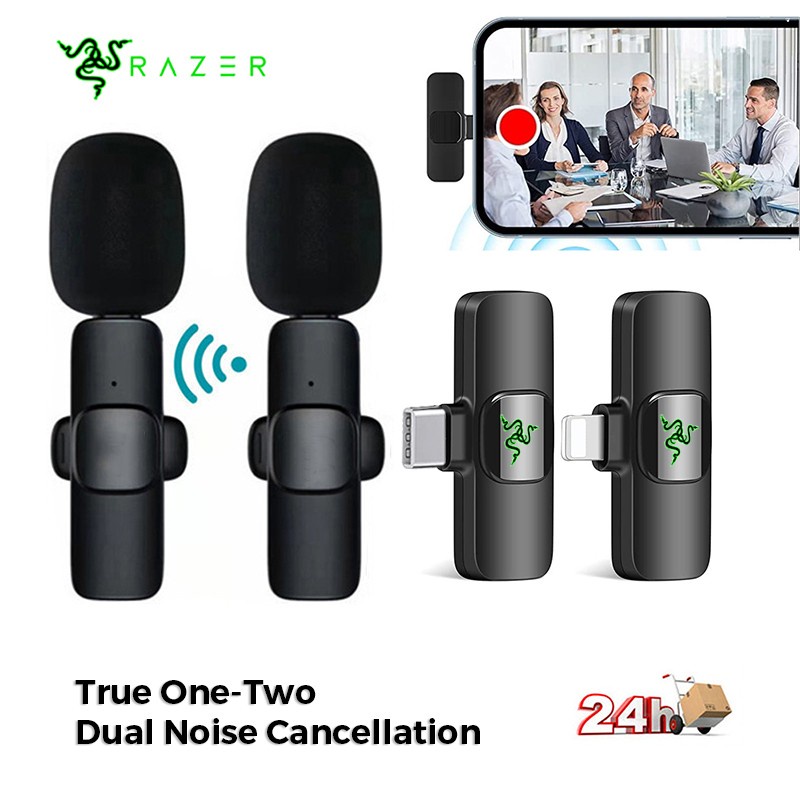 Micro Cài Áo Razer Không Dây Kết Nối Điện Thoại Iphone Type-C Android ...