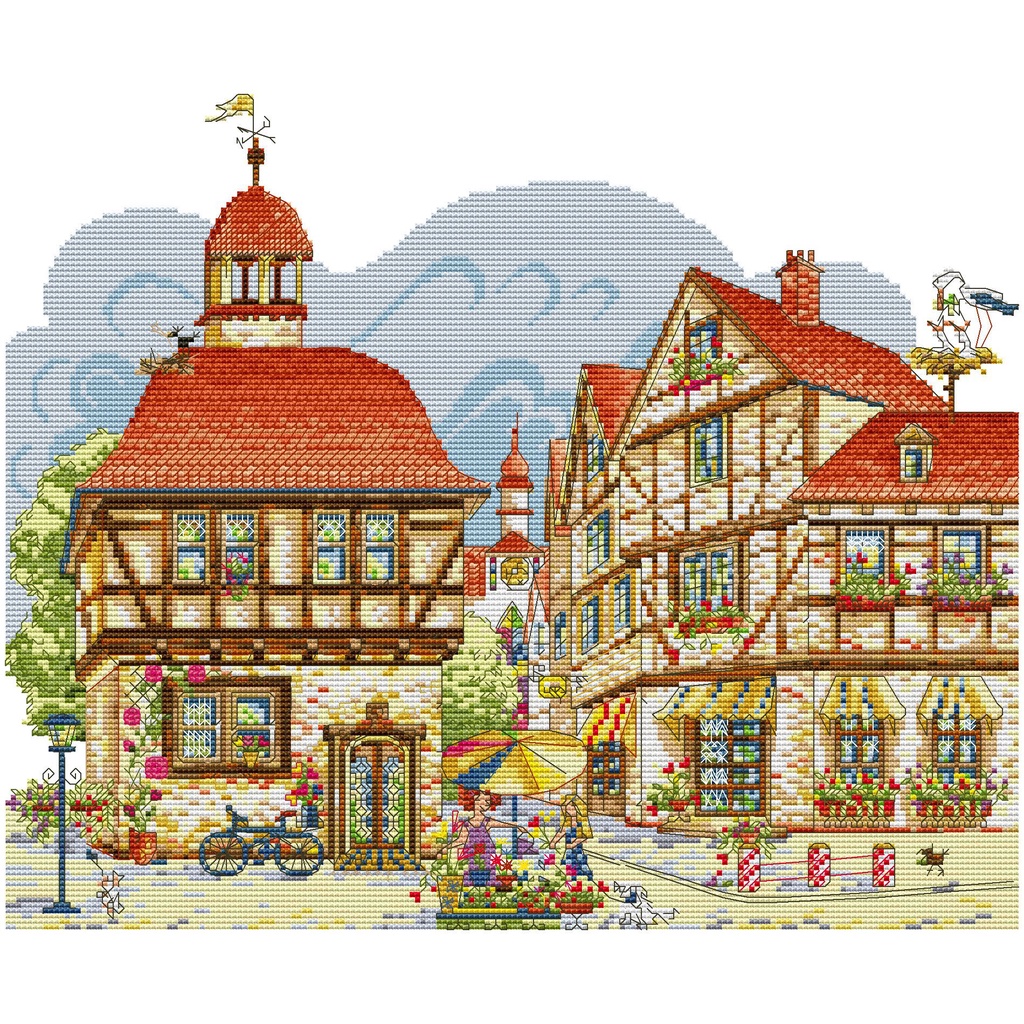 Joy Sunday Cross Stitch Ktis dành cho người lớn DMC Threads Trung Quốc ...