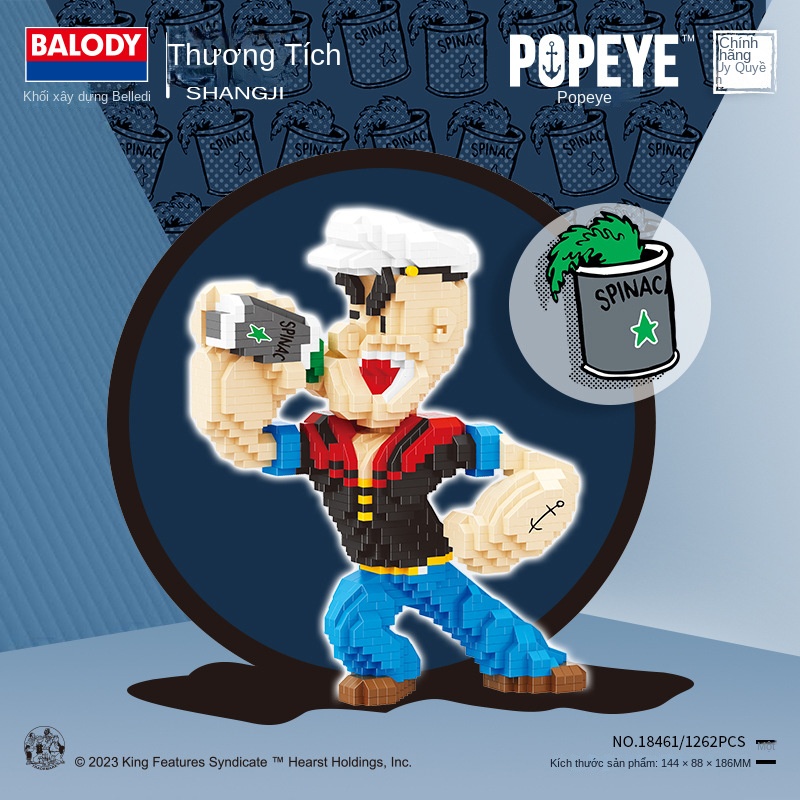 Bộ Đồ Chơi Lắp Ráp Hình Popeye Vui Nhộn Cho Bé | Shopee Việt Nam