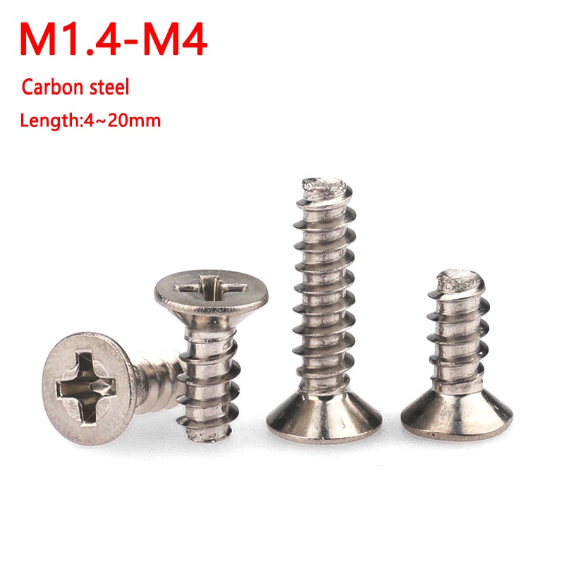 Vít Tản Nhiệt Màu Bạc KB Dành Cho Quạt Tản Nhiệt Máy Tính PC M1.4 M1.7 M2 M2.3 M2.6 M3 M3.5 M4 ...