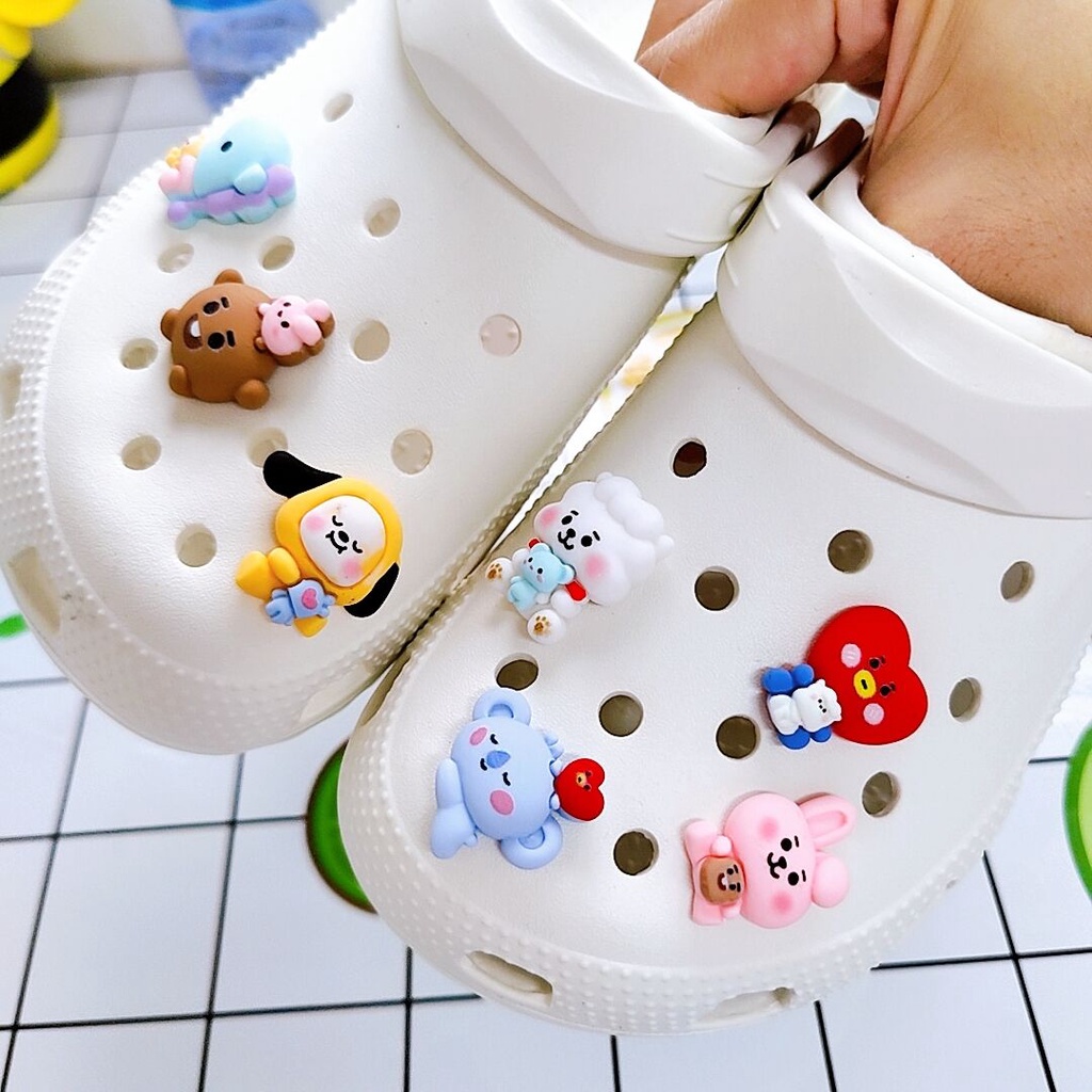 Set 7 Ghim Trang Trí Giày Crocs Hình Chimmy Jibbitz Bts SHOOKY Jibits ...