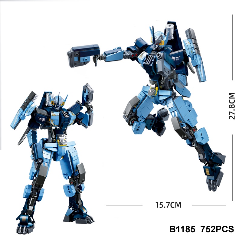 Đồ chơi Lắp ráp Mô hình Sluban B1185 Snow Phantom Mechanical Armor ...