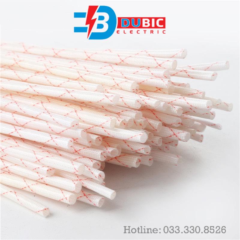Ống gen amiang thủy tinh cách điện chịu nhiệt 130 độ C 1500V DUBIC ...