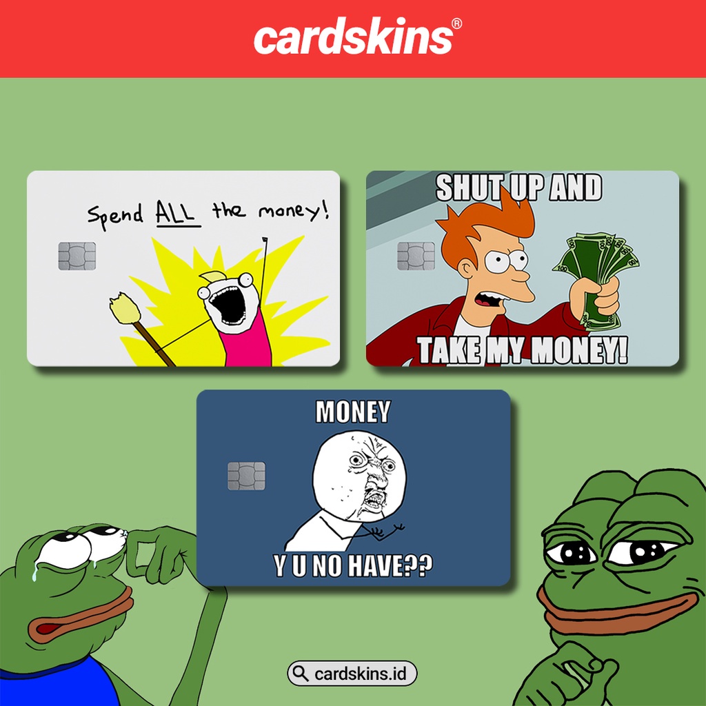 Skin Card, ATM Chủ Đề MEME | Miếng Dán Thẻ ATM, Thẻ Chung Cư Trang Trí ...
