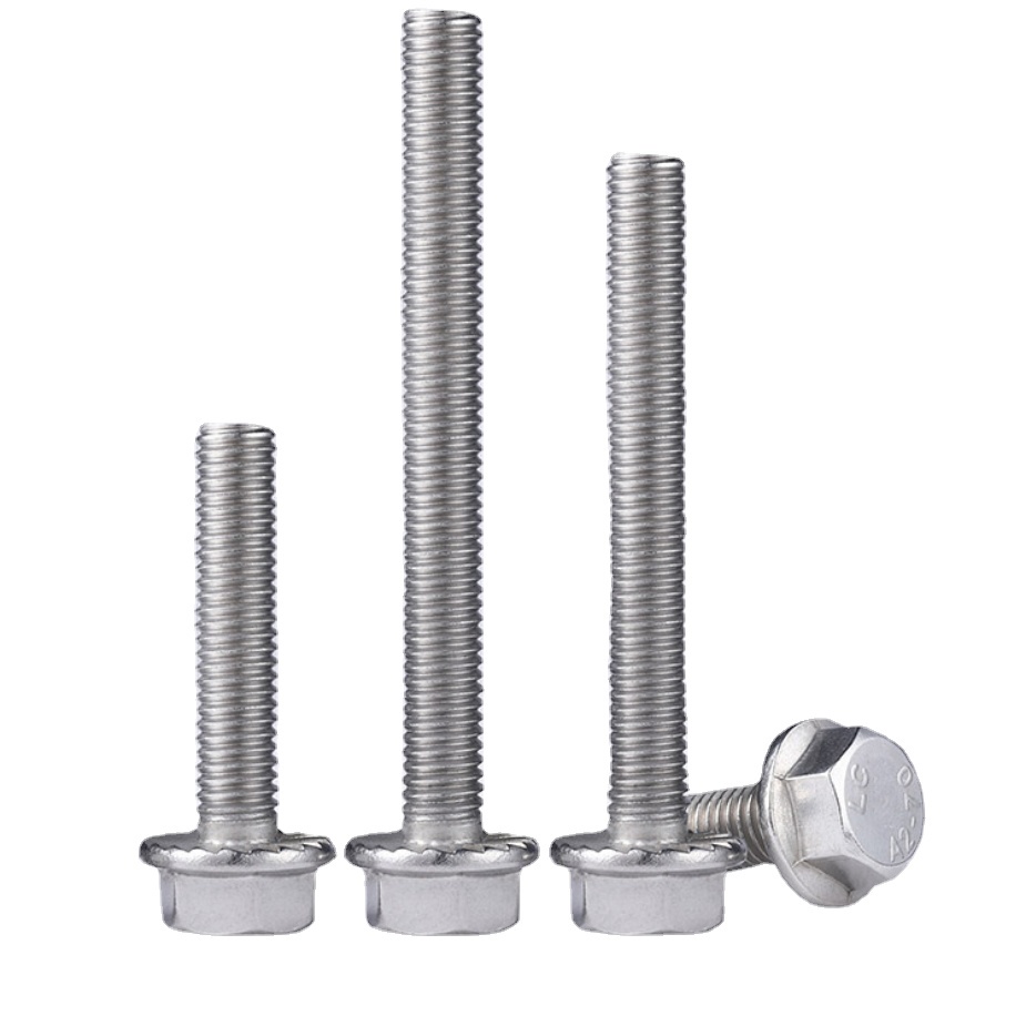 [Hnk] Vít lục giác bên ngoài A2-70 / M8 / M10 / M12 Bu lông mặt bích chống mất bằng thép không ...