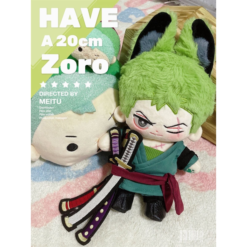 Búp Bê Mặc Trang Phục Cosplay Nhân Vật Roronoa Zoro Plushie Trong ONE ...
