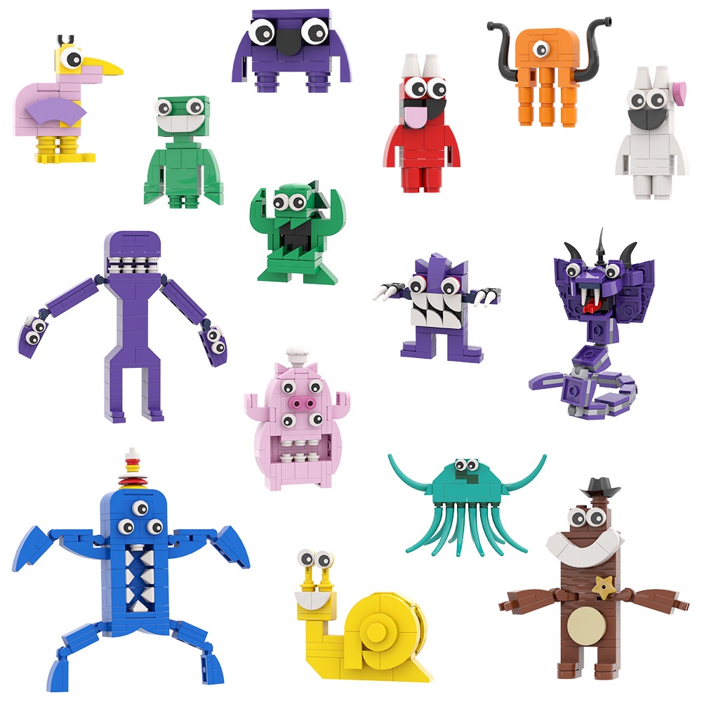 GOROCK Mô Hình Nhân Vật Roblox Garten of Banban Khối xây dựng Moc ...