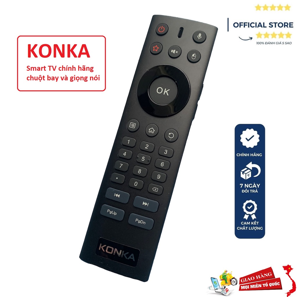 Remote tivi KONKA chính hãng chuột bay và giọng nói thông minh, hàng ...