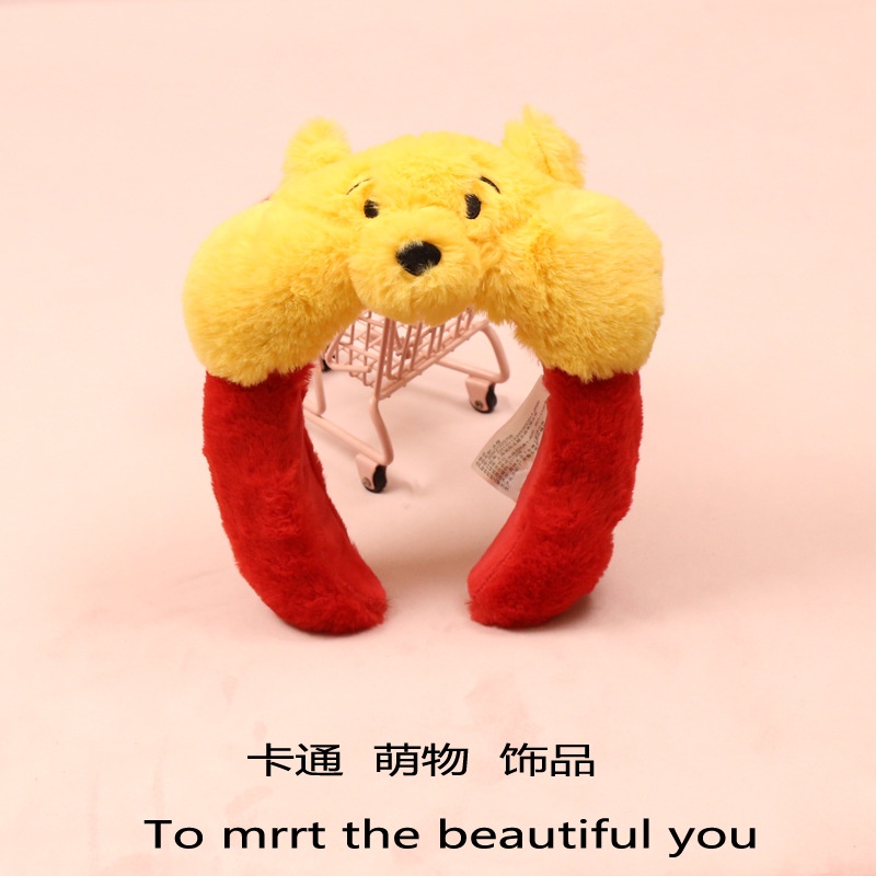 Băng Đô Cài Tóc Hình Chú Bò Sữa / Chuột Mickey / Minnie / Hoa Hồng Nhồi ...