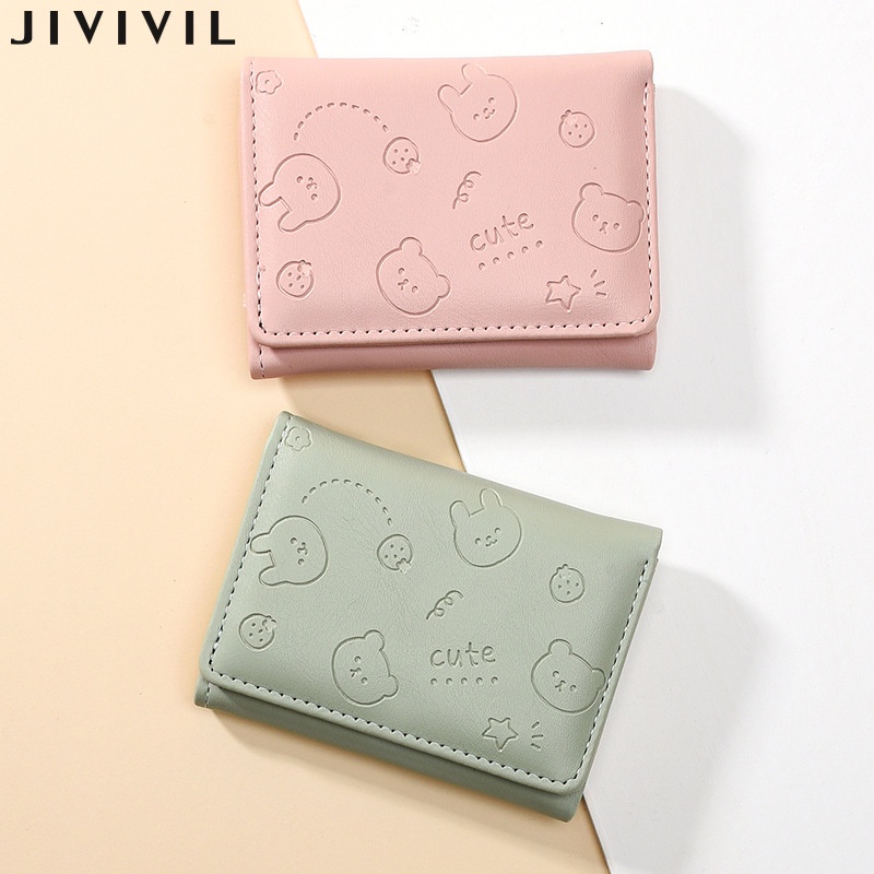 Jivil Ví Nữ Hàn Quốc Đa Năng INS Nhật Bản Tươi Ngọt Ngào Dễ Thương Màu ...