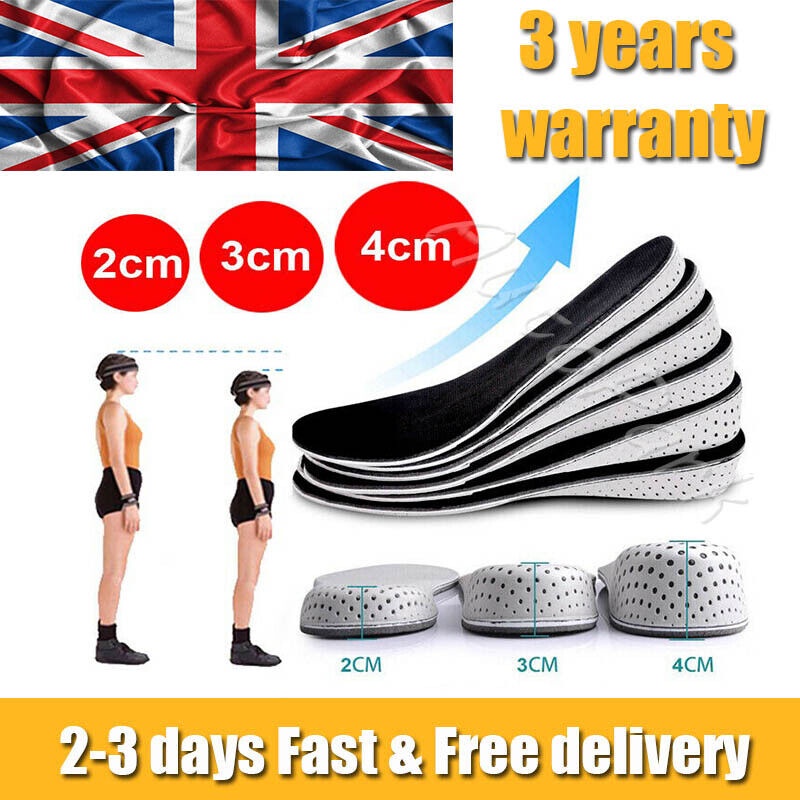Insole Heel Lift Insert Shoe Pad Height Increase Cushion Elevator Taller | Shopee Việt Nam