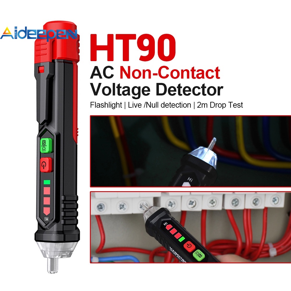 Bút Thử Điện Cảm Biến Không Tiếp Xúc AIDEEPEN HABOTEST HT90 | Shopee ...
