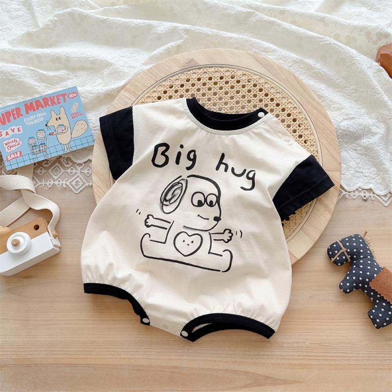 Baby romper quần áo mùa hè phim hoạt hình thời trang con chó dễ thương ...