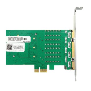 Card mạng 4 cổng pci express x1 đến cổng quad rj45 nic rtl8111h chip 10 ...