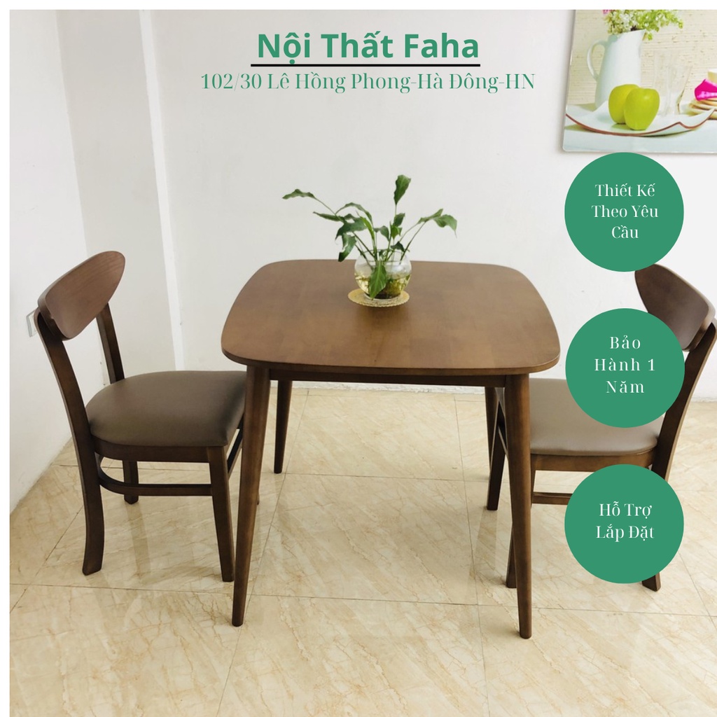 BÀN ĂN CHÂN VUÔNG/ TRÒN 60cm ( chưa bao gồm ghế ) - Nội Thất Faha ...
