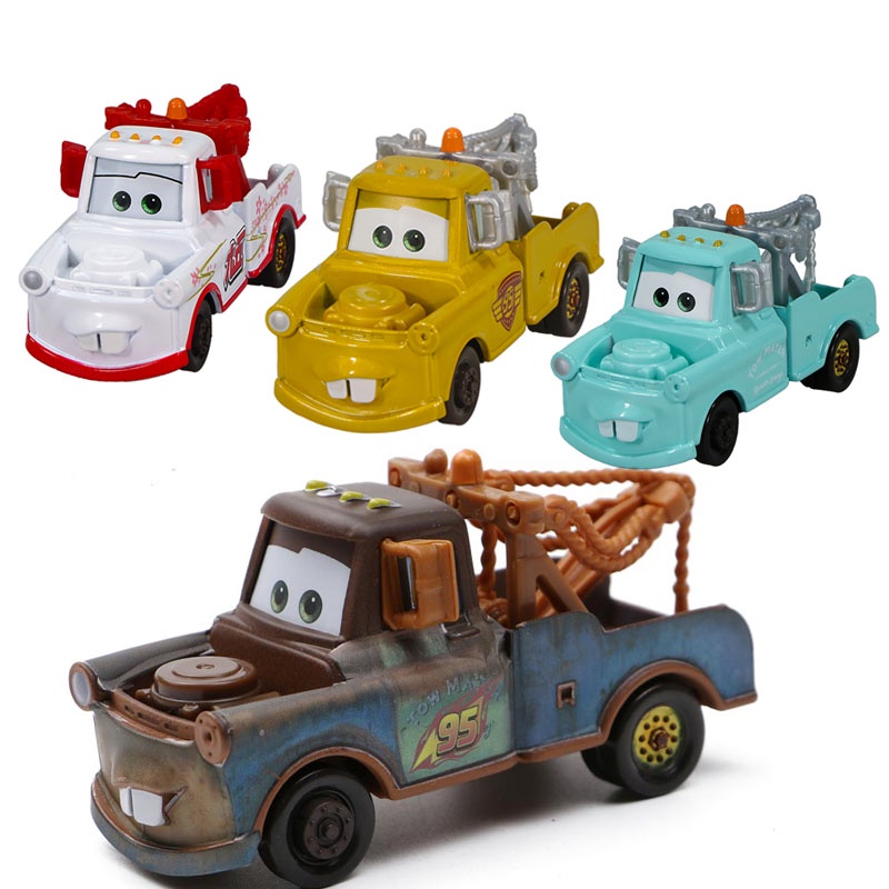 Pixar cars 2 3 lightning mcqueen mater jackson storm 1:55 đồ chơi kim ...