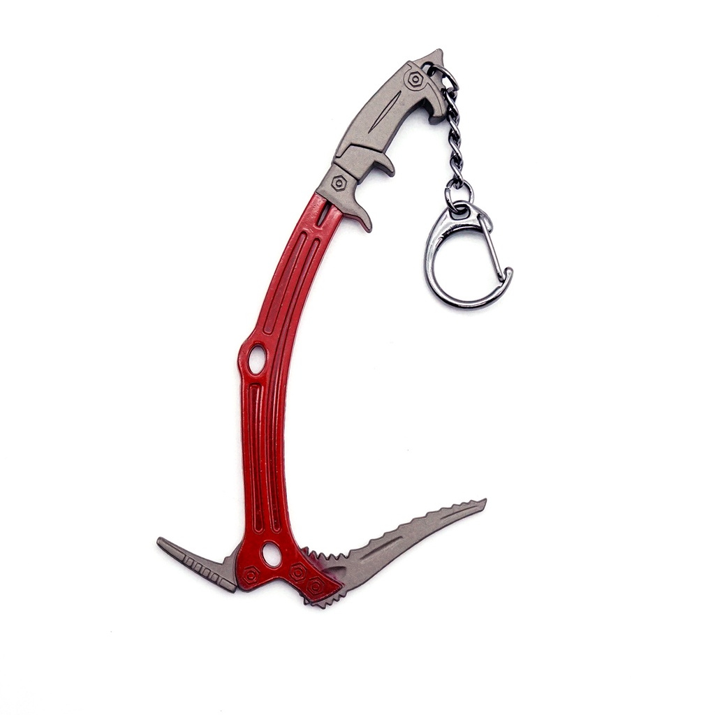 Tomb raider keychain lara croft climbing axe key chain keyring for men ...