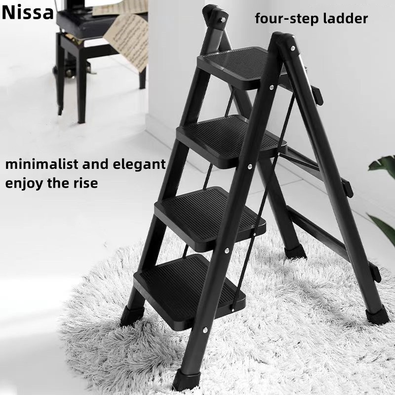 Thang nhôm rút đơn - Thang ghế nhôm chữ AODING LADDER 4 Tầng | Shopee ...