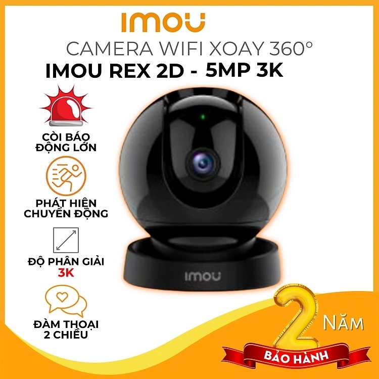 Camera IP WIFI IMOU REX 2D 5MP 3K, A46LP 4MP, A26LP Xoay 360 độ, đàm ...