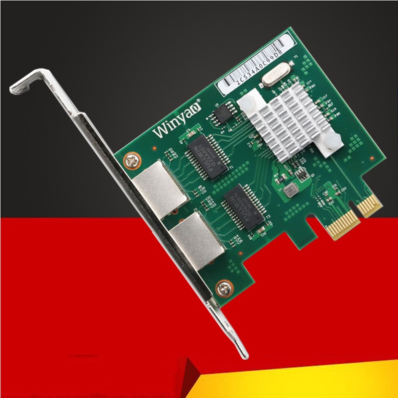 Card Mạng Pci Express 10 100 1000mb 2 Cổng Bộ điều Hợp Mạng Rj45 Pcie