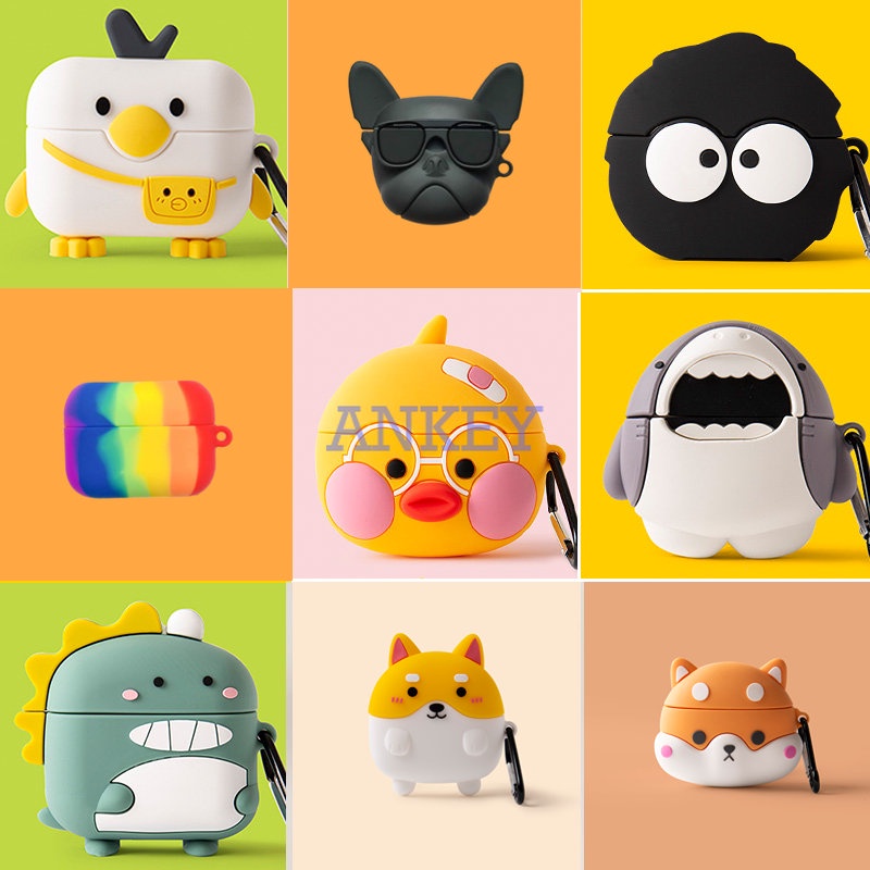 JBL Wave Beam Earbuds Case Cartoon Duck Earphone Silicone Case Earbuds ...