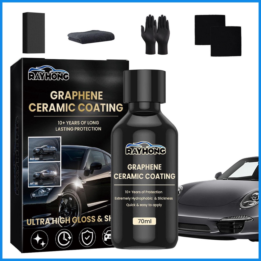 Car graphene ceramic coating 2.3oz trim ceramic coating set ceramic ...