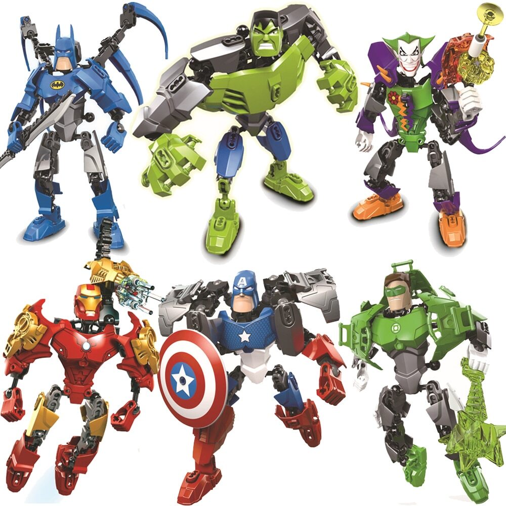 Avengers Superhero Iron Man Batman Hulk Joker Captain America Green ...