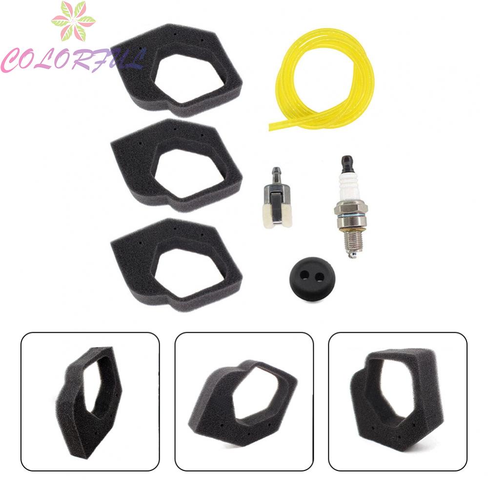【COLORFUL】Air Filter Kit GX25 GX35 No. 799579 For-Atom Lawn Edger Fuel ...