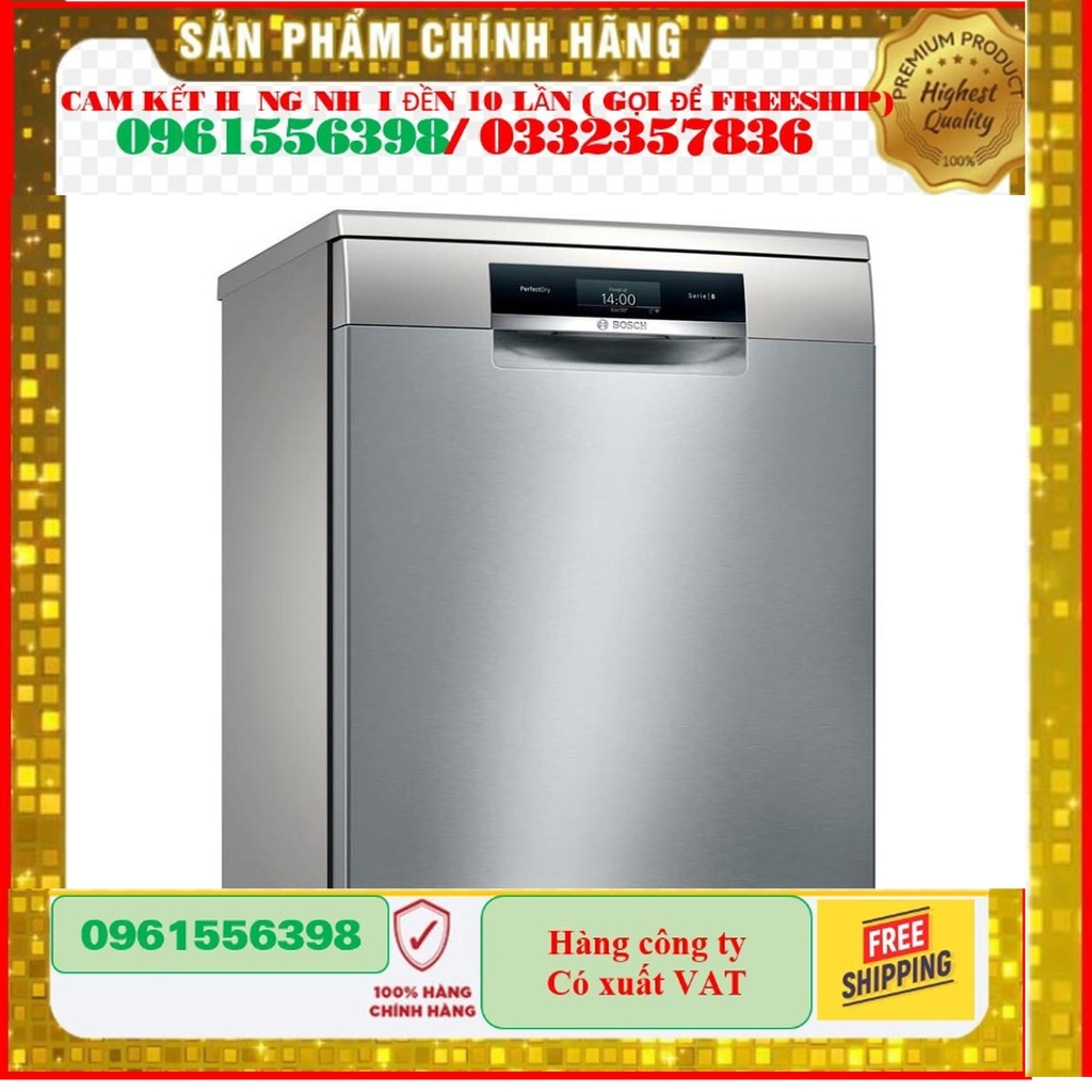 [HÀNG CHÍNH HÃNG] MÁY RỬA BÁT BOSCH SMS8YCI01E SERIE 8 | Shopee Việt Nam