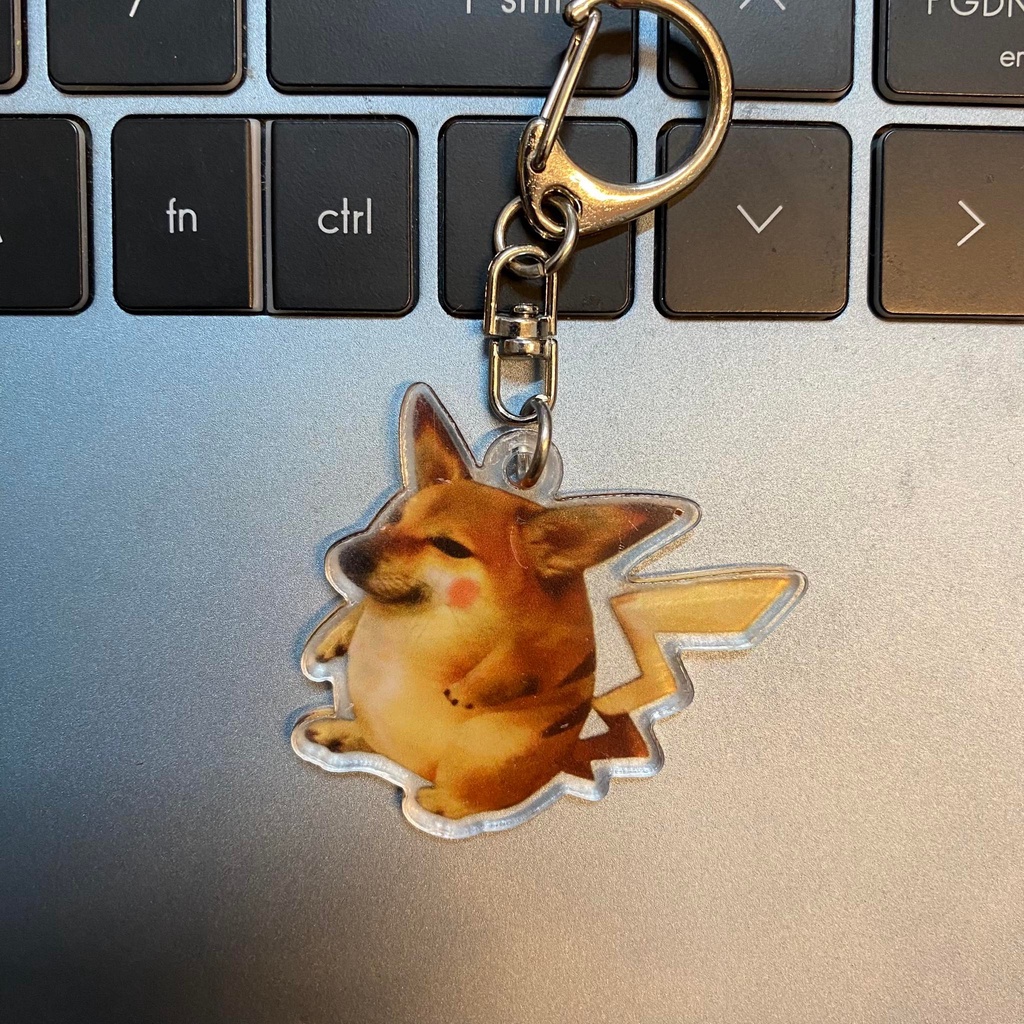 Móc Khóa Meme Chó Shiba Cheems Bonk Pepe-chất liệu mica in 2 mặt | Shopee Việt Nam