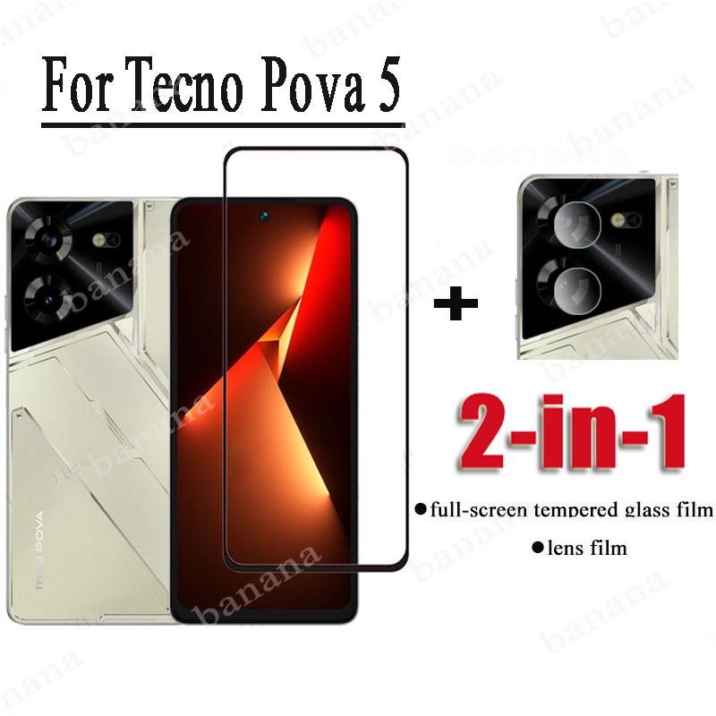 Kính Cường Lực 2 Trong 1 Cho Tecno Pova 5 Tecno Pova 4 Pro 3 Neo 2 ...