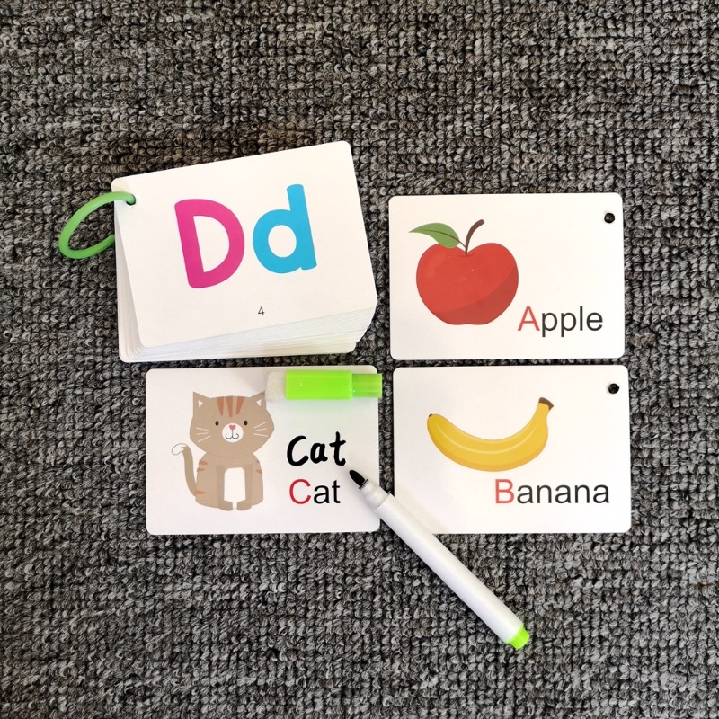 Bộ Thẻ Bài Flash Card / ABC Cho Bé Học Chữ Cái | Shopee Việt Nam