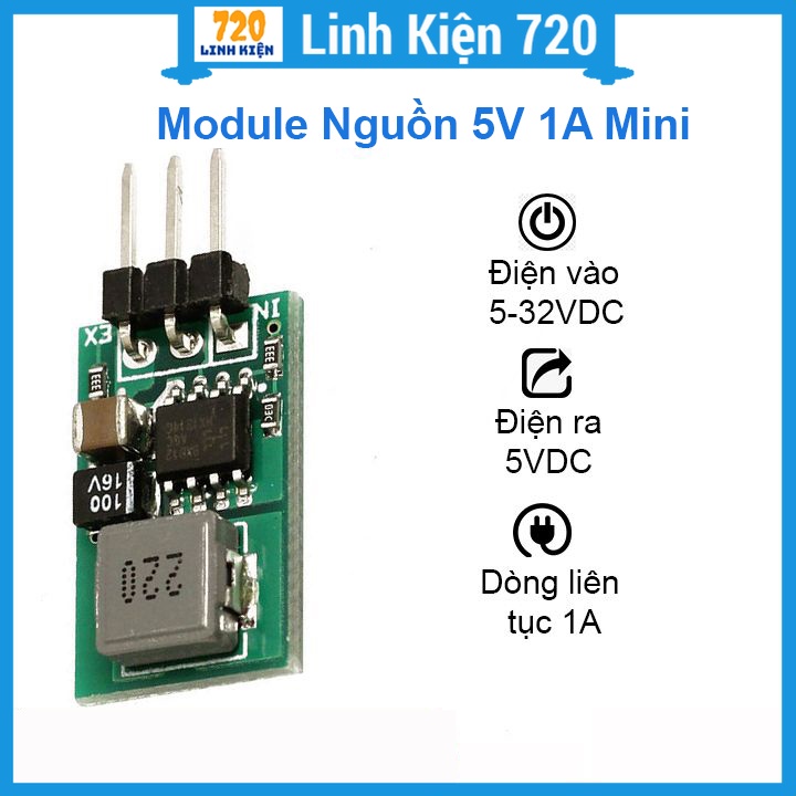 Module nguồn 5V 1A Mini Input 5-32VDC | Shopee Việt Nam