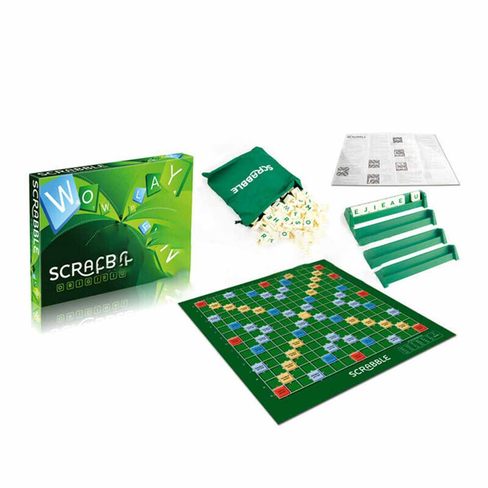Scrabble Original Board Game 2-4 Players Ages 10+ Classic Word Forming ...