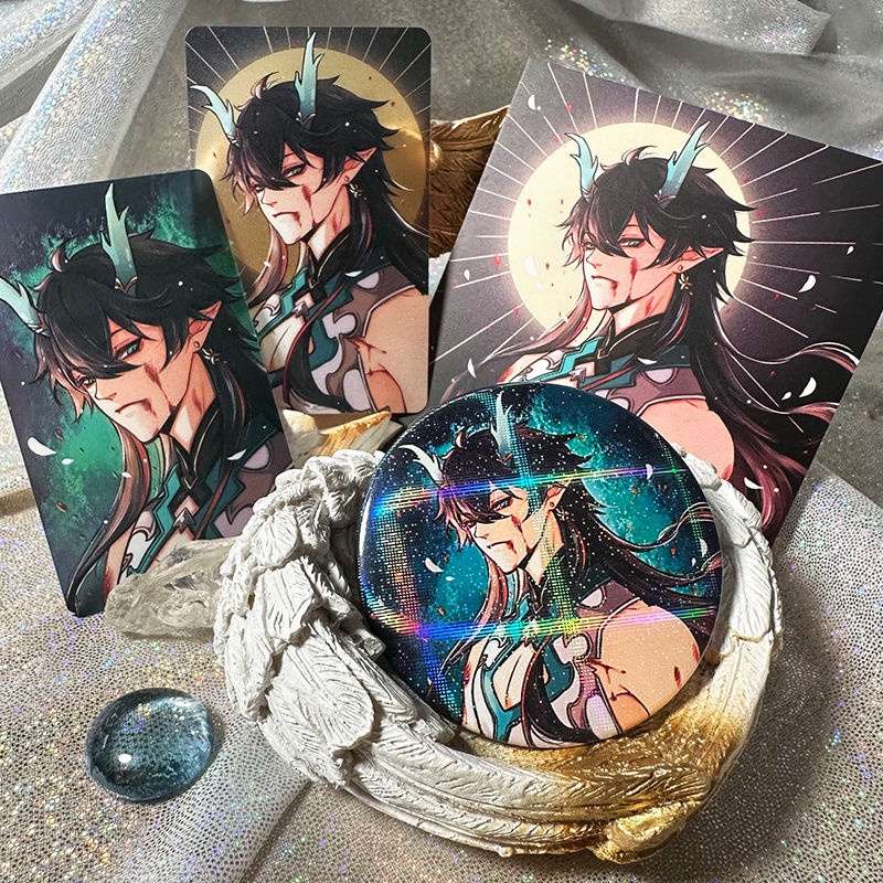 【CACG】Honkai: Star Rail Bộ Huy Hiệu Cài Áo In Chữ Danheng Drinking ...