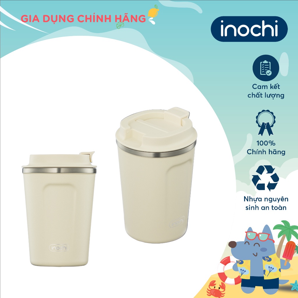 Cốc giữ nhiệt Inochi Fuji Meet 350ml, Có Khoá Giữ Nhiệt Rất Tốt,Tiện ...