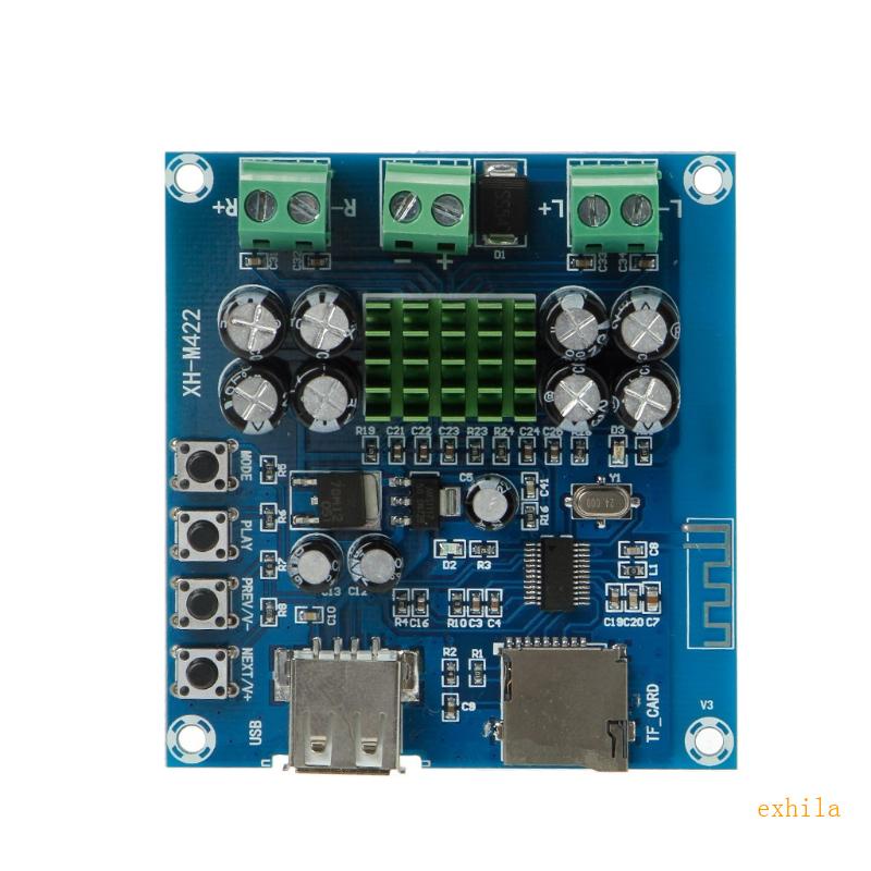 Bảng Mạch Khuếch Đại Âm Thanh Bluetooth XH-M422 DC12-24V TPA3116D2 50W ...