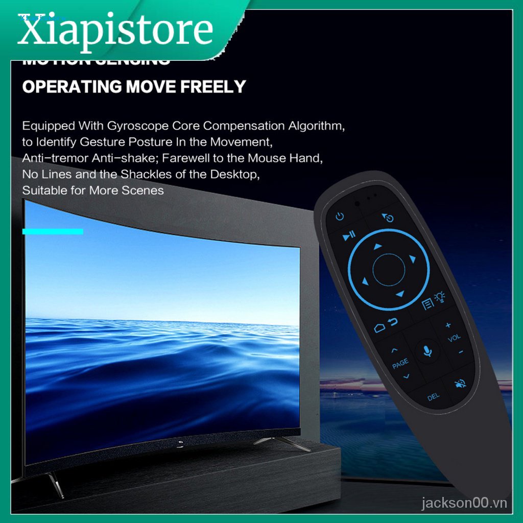 [Xiapistore] G10S Pro BT TV Remote Voice Search IR Learning Cảm biến ...