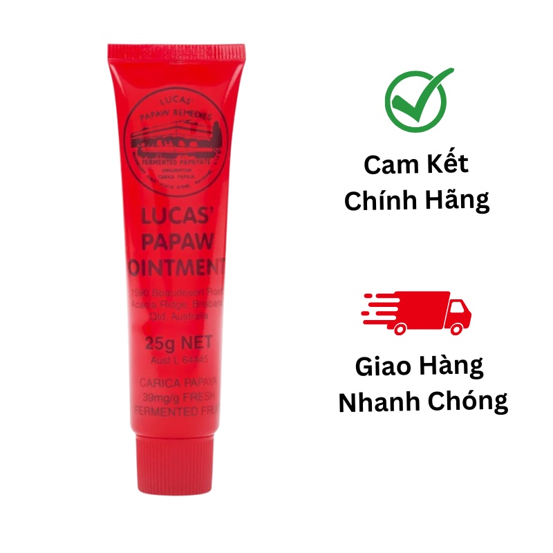 [Chính hãng] Kem Đa Năng Lucas Papaw Ointment Đu Đủ Của Úc , 25g ...