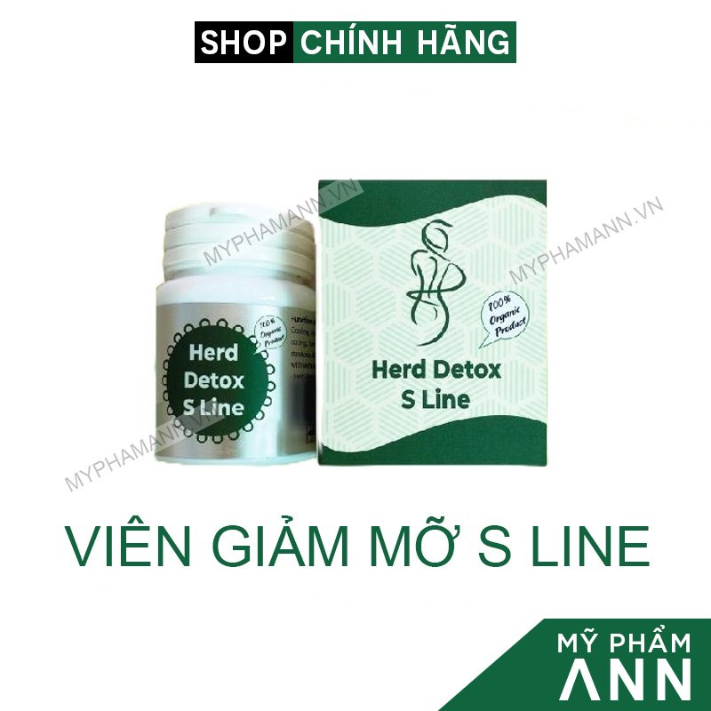 Viên Uống Giảm Cân Detox Cell Herb Detox S Line Chính Hãng | Shopee ...