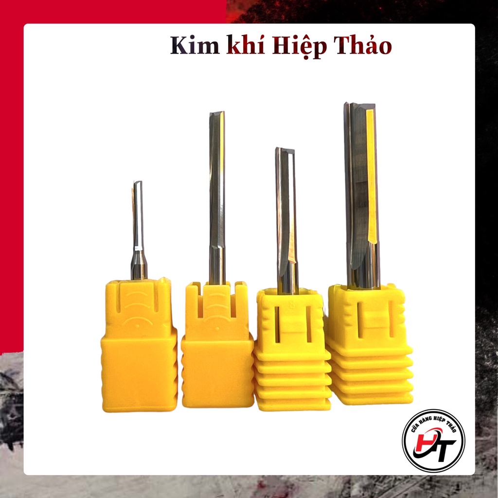 Mũi dao CNC 2 me thẳng mũi phay gỗ lưỡi cắt mdf thân 2 3 4 6mm Vàng CNC2M-TV | Shopee Việt Nam